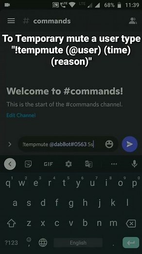 How to temporary mute a user in Discord using Mee6 #roduz #discord