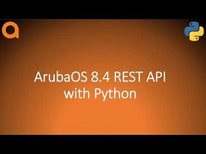 AOS 8.x REST API with Python