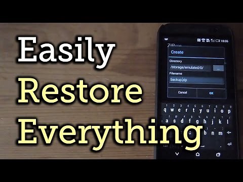 Back Up & Restore All Your Apps, Data, & Settings With ZIPme - Android [How-To]