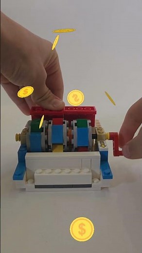 LEGO Slot machine with LEGO Boost. What can you make from LEGO BOOST. #lego #funbuildingblocks