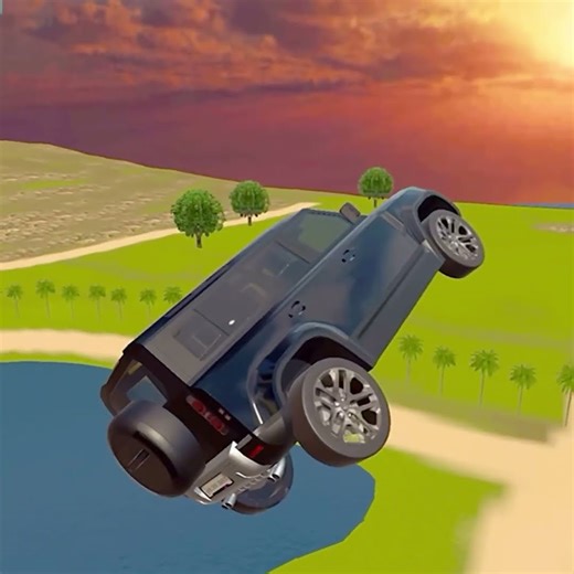 New look defender stunt mode👹😈#indianvehicalsimulator3d