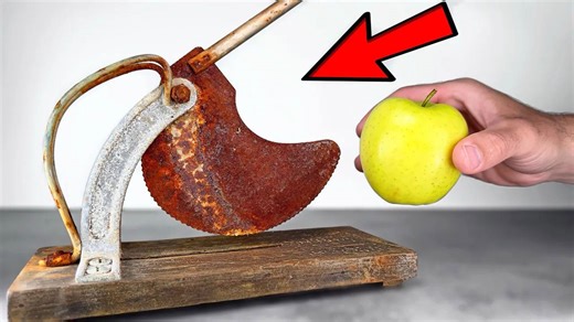 Transforming a rusty guillotine