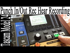 Punch in Punch out recording problem solved! Tascam Model 24 / 16 / 12 Hear your recording