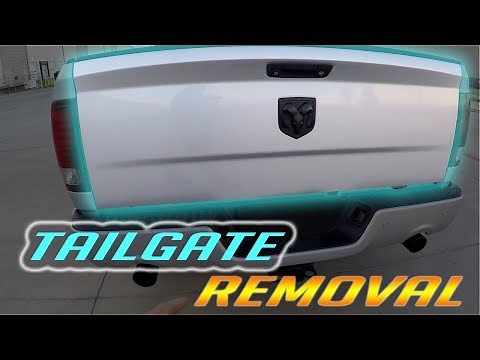 How to Remove Dodge RAM Tailgate - 4th GEN