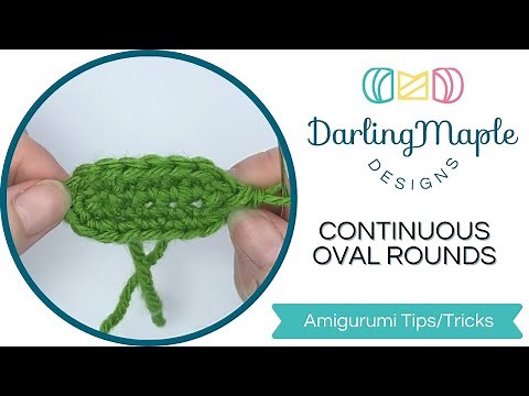 How to Crochet in Continuous Oval Rounds