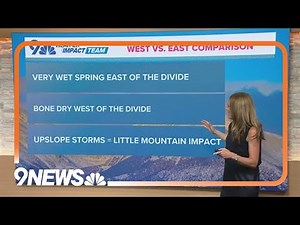Wet spring for the Denver metro, Western Slope remains dry