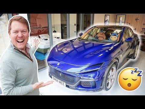 FERRARI in MY BEDROOM! The Ultimate Petrolhead Hotel