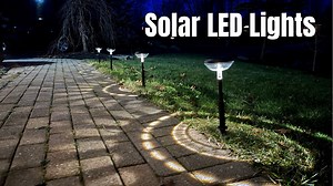 Watch These Solar Powered LED Pathway Lights are GREAT! on Amazon Live