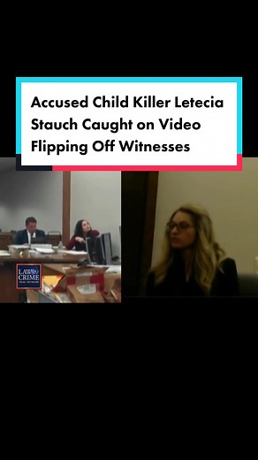 Accused child killer #LeteciaStauch was caught flipping off witnesses during testimony on Friday. “If that continues, I can have you removed and the trial will continue without you present,” the judge told Stauch after calmly reprimanding her. Stauch is accused of killing her stepson, #GannonStauch, in Colorado then stuffing his body in a suitcase and dumping it in Florida. #law #lawandcrime #crime