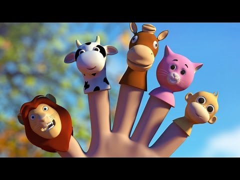Animals Finger Family | Nursery Rhymes Song For Babies | 3D Rhyme Children’s Video | kids tv