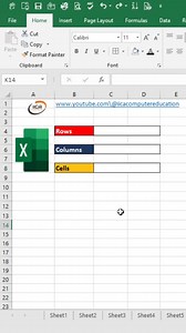 How to calculate total rows and columns using shortcut in excel #excel #exceltips #exceltricks #viral #explore | IICA Computer Education