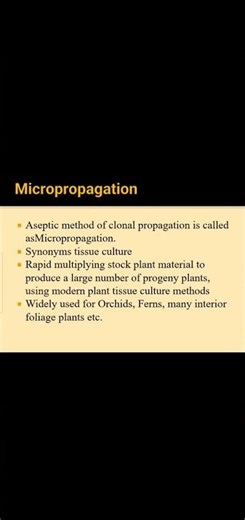 Micropropagation | #botanywithyoutube