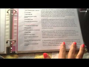 ASMR whispered recipe book show and tell