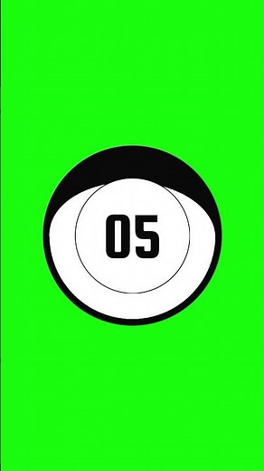 5 seconds copyright free timer greenscreen #greenscreen #timer #countdown #ytshorts