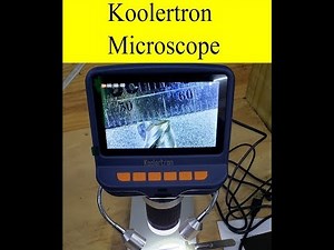 Koolertron Microscope Unboxing and First Use