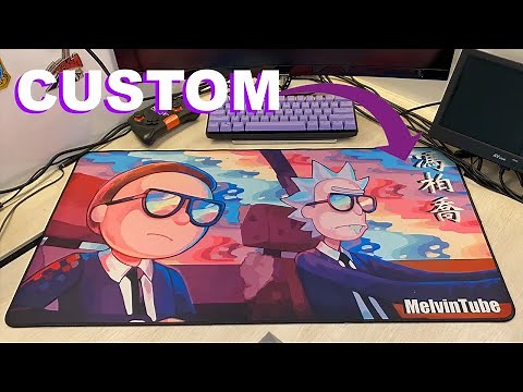 Unboxing Custom Gaming Mouse Pad | Rick and Morty Inspired!