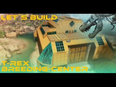 ARK Survival Ascended lets build THE T-REX BREEDING CENTER/Behemoth Gate/kreatives bauen in ARK/ASA
