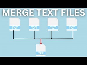 Merge Multiple Text Files Into One || Combine Multiple Text File Into One