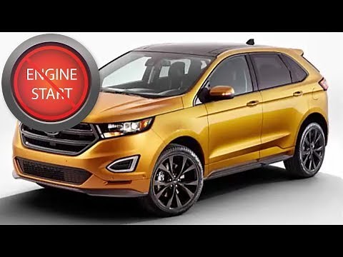 Open and start push button start Ford Edge with a dead key fob battery.