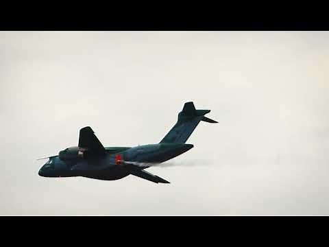 Embraer C-390 Millennium performed a real firefighting mission