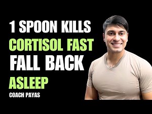 Always Waking Up at Night? – 1 Spoon Kills Cortisol FAST To Fall Back Asleep