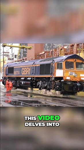 The Mighty Class 66 UK's Freight King Revealed! #class66 #Locomotive #fyp