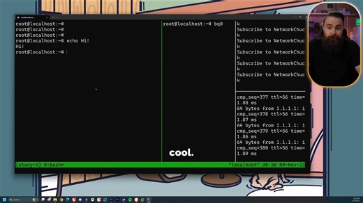 30K views · 623 reactions | resizing and navigating panes in tmux can be a pain. (sorry) here's my advice  | NetworkChuck | Facebook