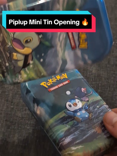 Piplup Pokémon Mini Tin Opening 🔥 #pokemontcg #pokemoncards #piplup #pokemon