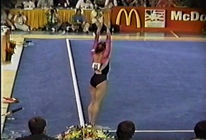 Fan Favorite FX: 1990 Natalia Laschenova (URS) RO FF double layout FF straddle jump punch front RO FF double back!😍😍😍😍😍 | International Gymnast Magazine