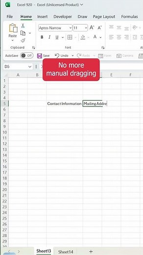 How to Autofit Excel Columns Automatically