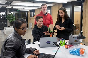 Students learn to make delivery drones