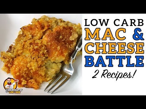 Low Carb MAC & CHEESE BATTLE - The BEST Keto Macaroni and Cheese Recipe!