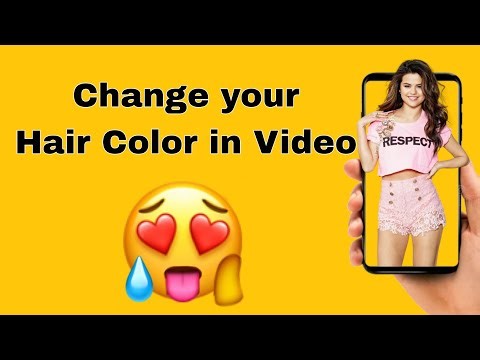 Change your hair colour Easily in your video 😲