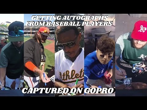 Getting Autographs From Baseball Players (Captured on GoPro) 2018