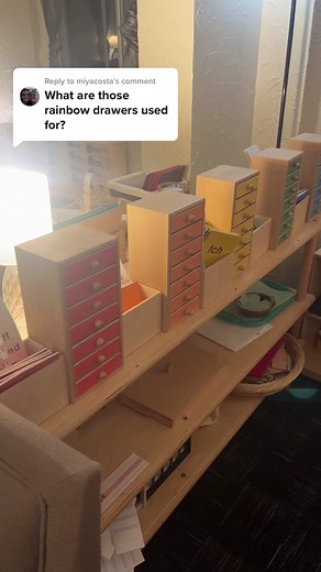 Exploring Montessori Language Learning with Rainbow Drawers