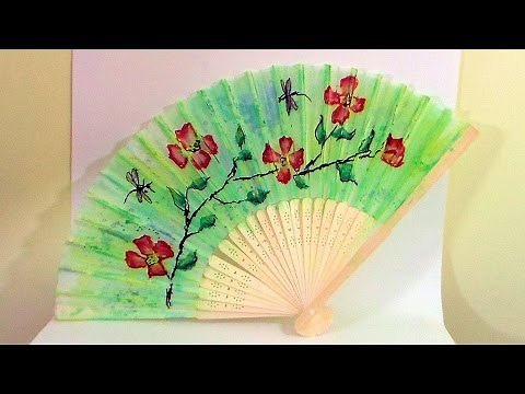 How To Paint a Decorative Fan