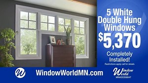 Window World TV Spot, '5 White Double-Hung Windows: $94 per Month'