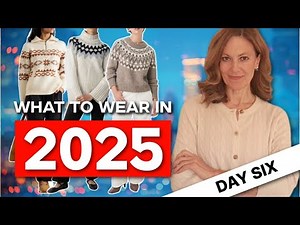 Outfit Ideas With A FAIR ISLE SWEATER For 2025 | **DAY SIX **