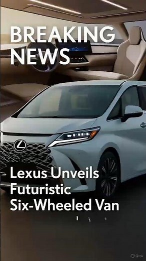 Lexux LS Concept | The wild six- Wheeled Luxury Van #automobile #automobiles #usanews #uknews #news