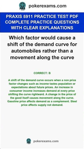 Praxis 5911 Practice Test PDF Free 2026 |Complete Practice Questions & Clear Explanations#praxistest