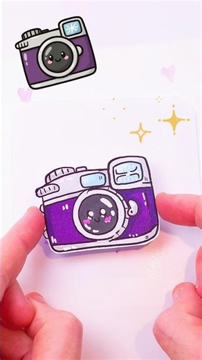 📷 How to draw a RETRO CAM #shorts #drawing #artandcraft