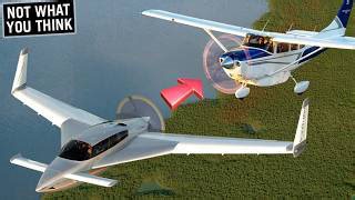 Why airplane propellers moved from Back to Front