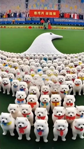 Cute Puppies Create Amazing Formation 🐶❤️ | Adorable Puppy Show in 8K Ultra HD #asmr