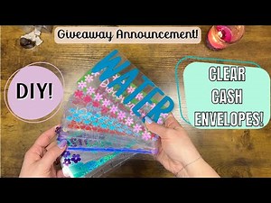 DIY CLEAR CASH ENVELOPES! | CASH ENVELOPE SYSTEM | ZERO BASED BUDGET | CASH ENVELOPES | BUDGETING