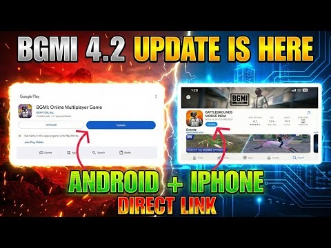 Bgmi 4.2 Apk For Android & Iphone | Why Delayed Bgmi 4.2 Update / Bgmi 4.2 Update Not Showing 