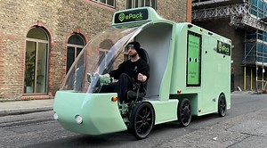 Cityshuttle's 6-Wheeled E-Cargo Bike System Is Like A Pedal-Powered Semi Truck - CleanTechnica