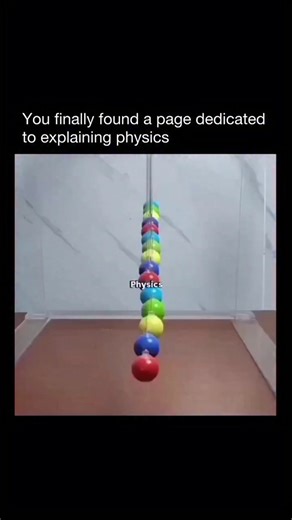 knowledge on Instagram: "Follow ❤) The pendulum wave — when physics turns into living art! In this mesmerizing experiment, a row of pendulums is hung with lengths that differ only slightly. They all start swinging at the exact same moment, moving perfectly in sync at first. But as time passes, each pendulum drifts out of rhythm because of its tiny difference in length. Instead of chaos, something magical happens — a smooth wave appears, rippling gracefully across the line as if the pendulums are