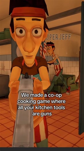 Developing American Cooking Simulator: Multiplayer 🦅 on Instagram: "We’ve been cooking guys. Figuratively and literally. Wishlist American Cooking Simulator: Multiplayer on Steam! #gamedev #firstpersonshooter #cookingsimulator #indiegame #indiedev #indiegamedev"
