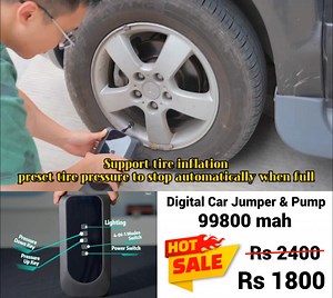 133K views · 210 reactions | ⚡Digital Car Jumper & Pump Rs 1800...