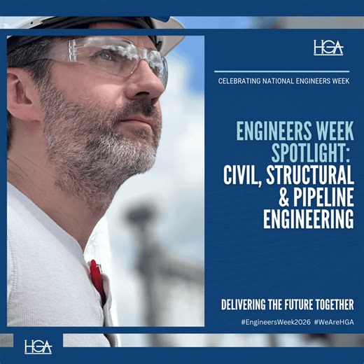 HGA’s Civil, Structural, and Pipeline Engineering teams provide the foundation for many of our projects. In addition to site development and structural design, this group supports pipeline engineering efforts including pipeline component design, class location development, mainline valve spacing, and trenchless crossings. Their work balances technical requirements with constructability and long-term performance. #HGAEngineers #CivilEngineering #StructuralEngineering #PipelineEngineering #Enginee